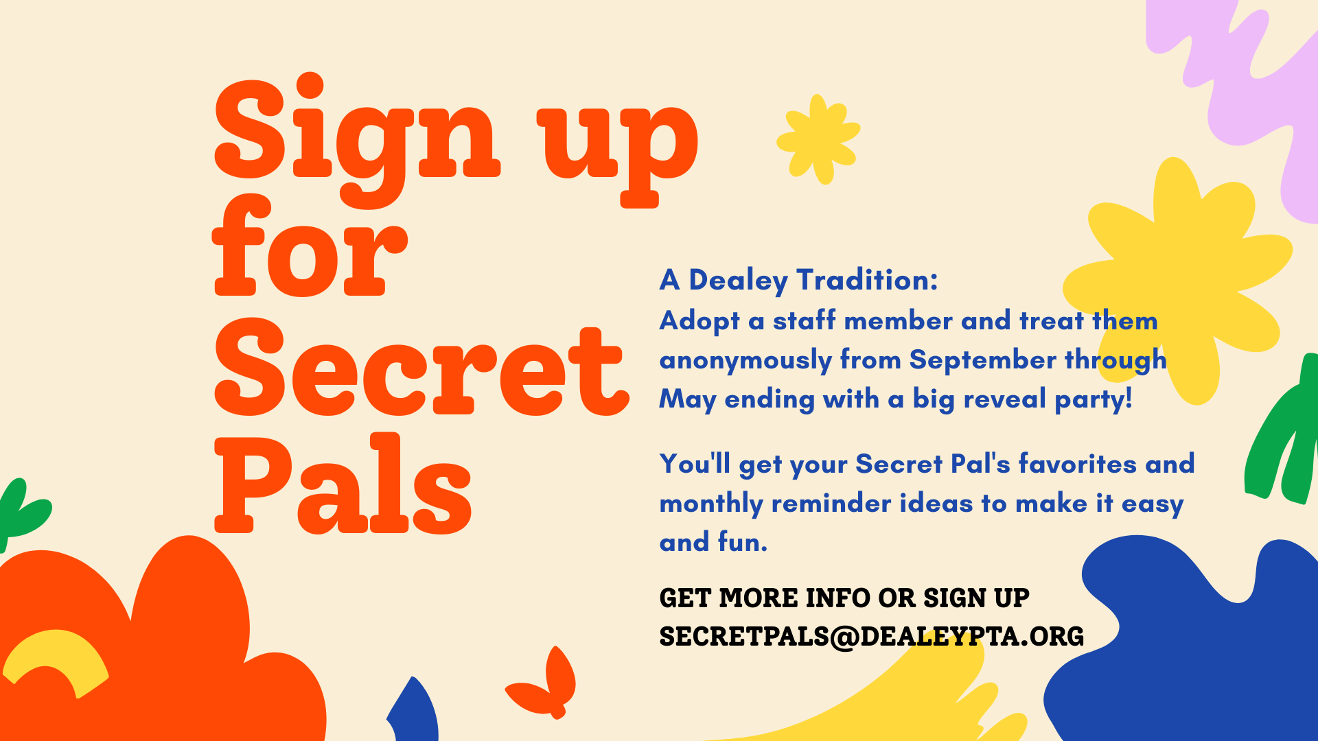 Dealey PTA – Helping Dragons Fly